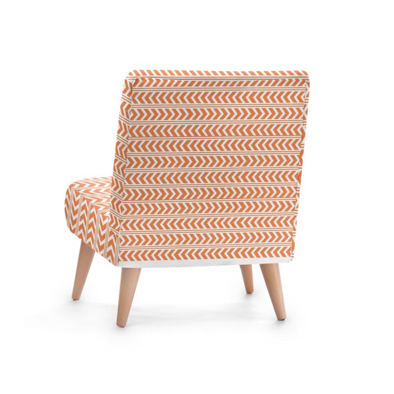 This Way That Way Occasional Chair in Orange/White – Cutter House by ...